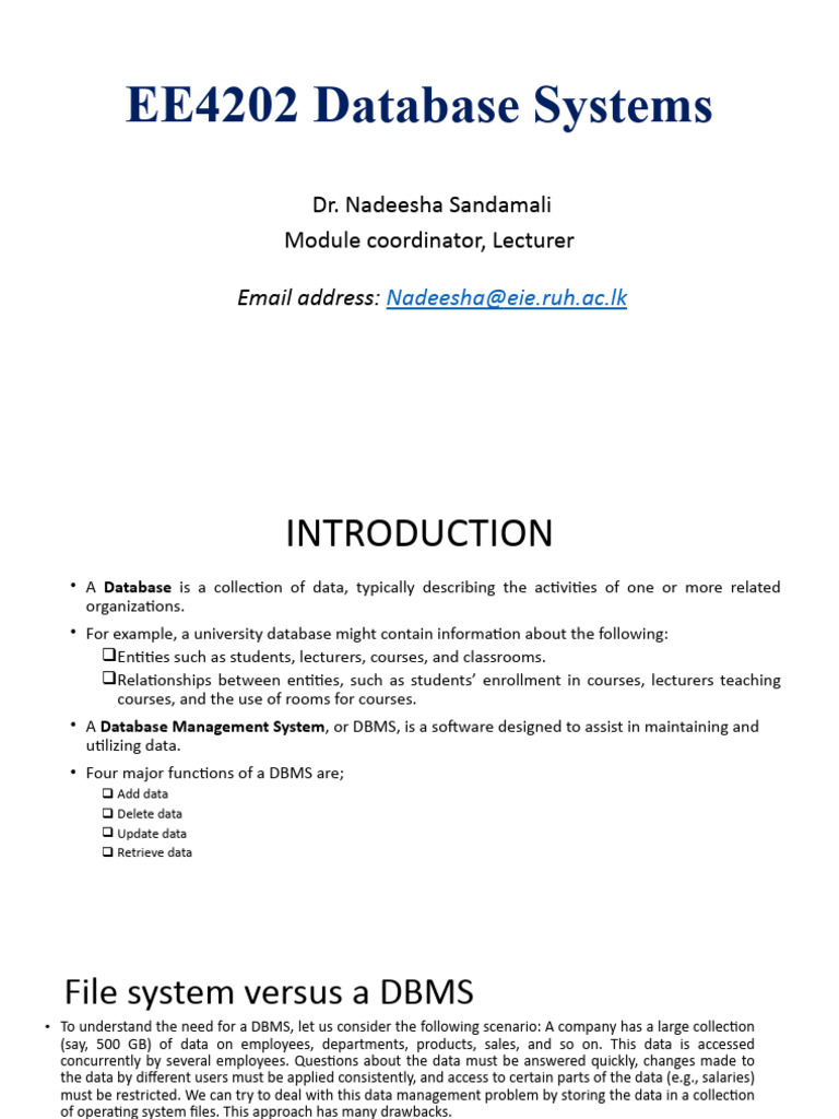 1 Introduction Pdf Databases Conceptual Model
