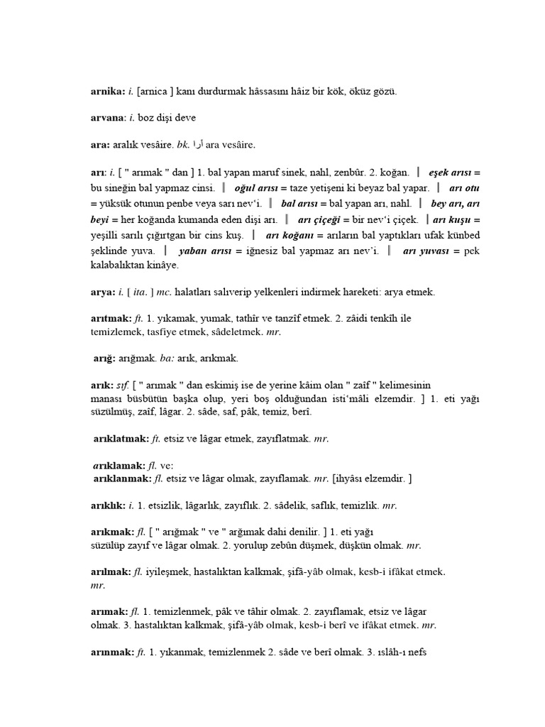 Kamusi Türki Çevirisi | PDF