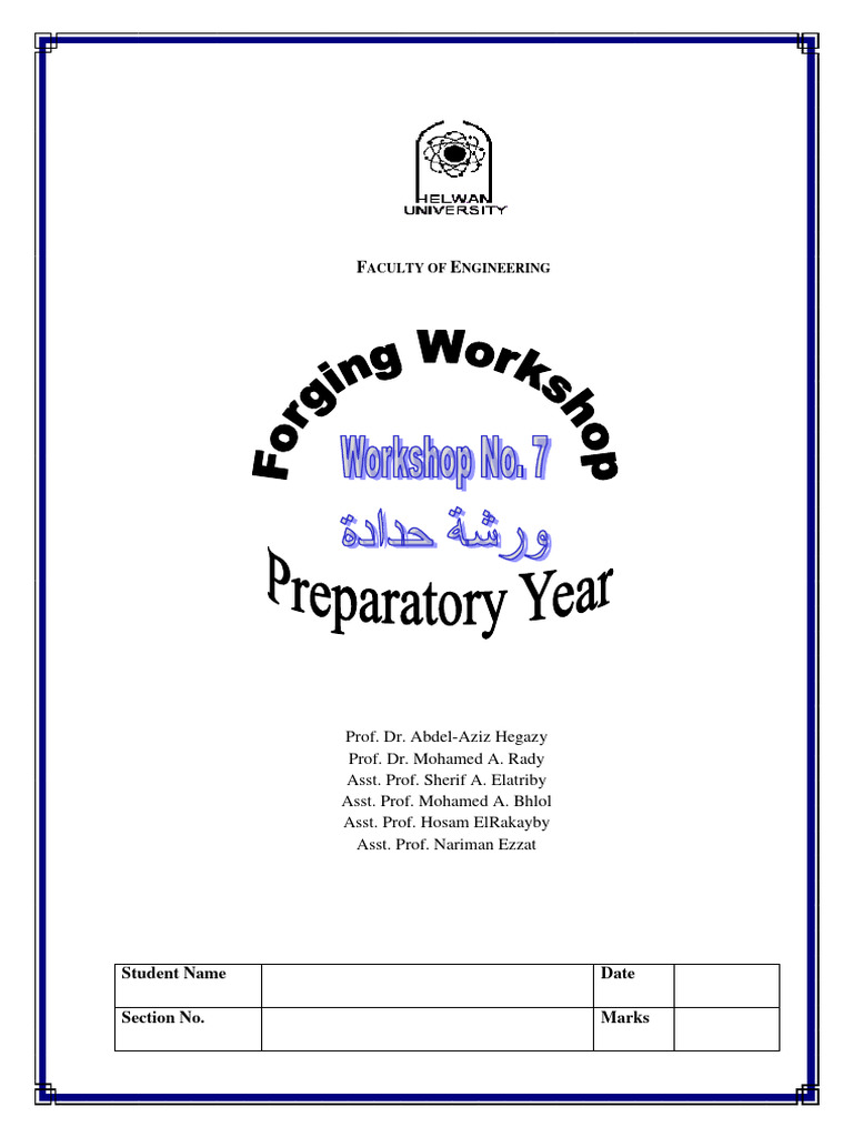 Forging Workshop | PDF | Forge | Forging