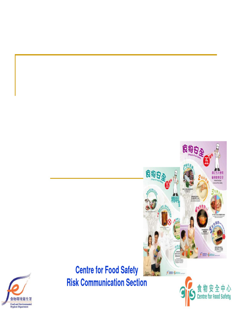 5keys To Food Safety Practical Tips For Public | PDF | Foodborne ...