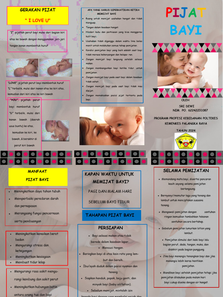 Leaflet Pijat Bayi | PDF