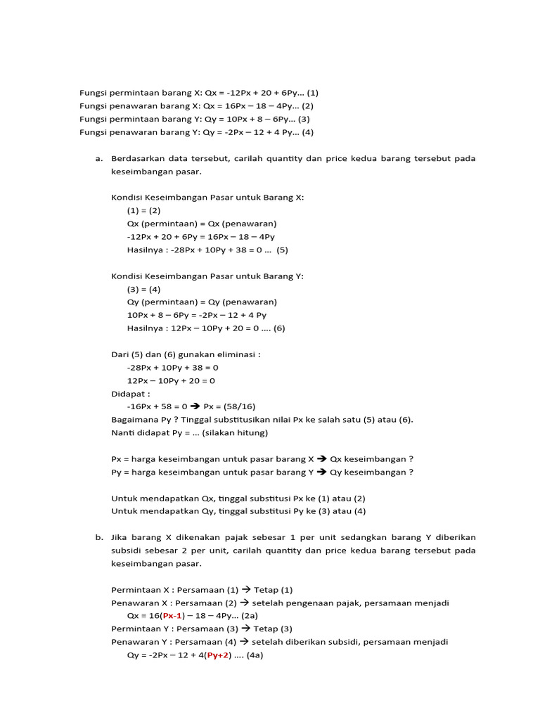 Economic Math-Latihan Soal EAS | PDF | Metode & Bahan Ajar | Komputer