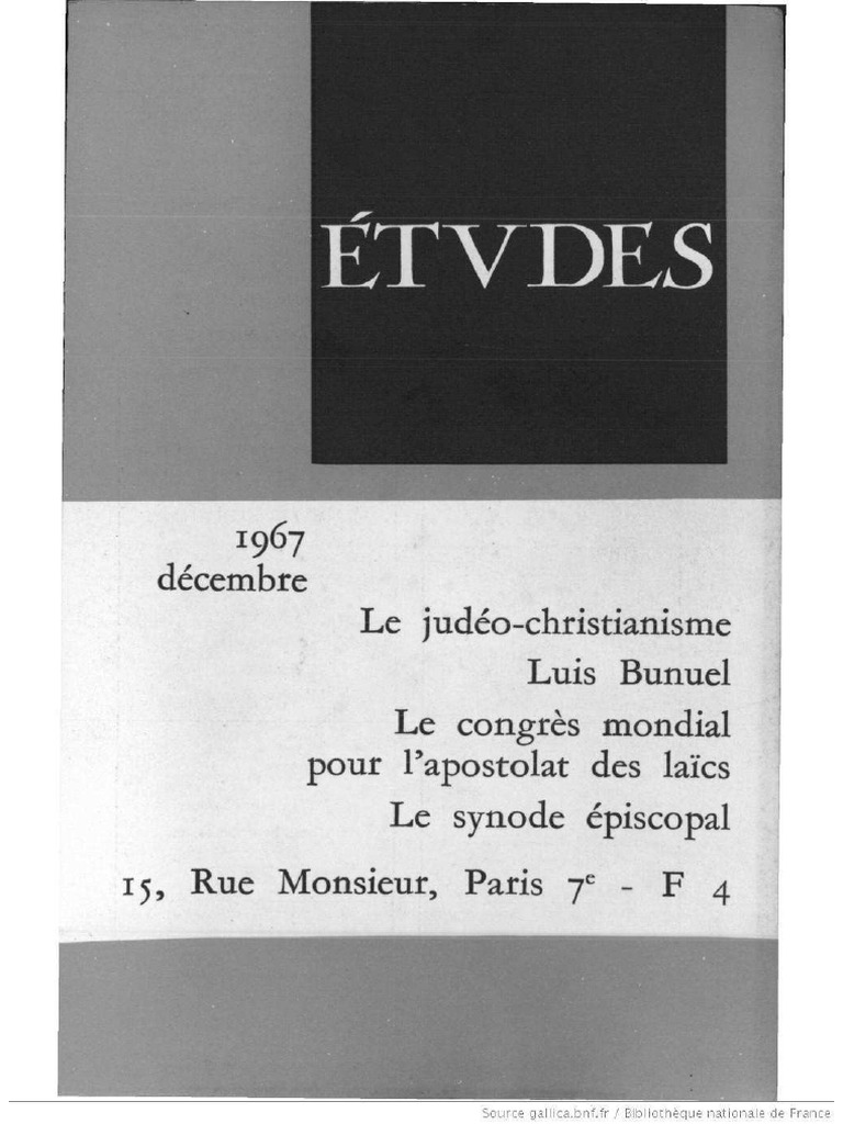 Le Judéo Christianisme Jean Daniélou | PDF