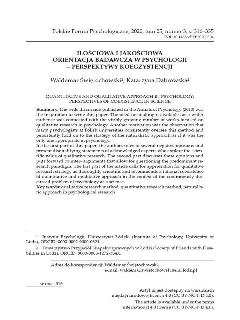 Swietochowski Dabrowska-1 | PDF