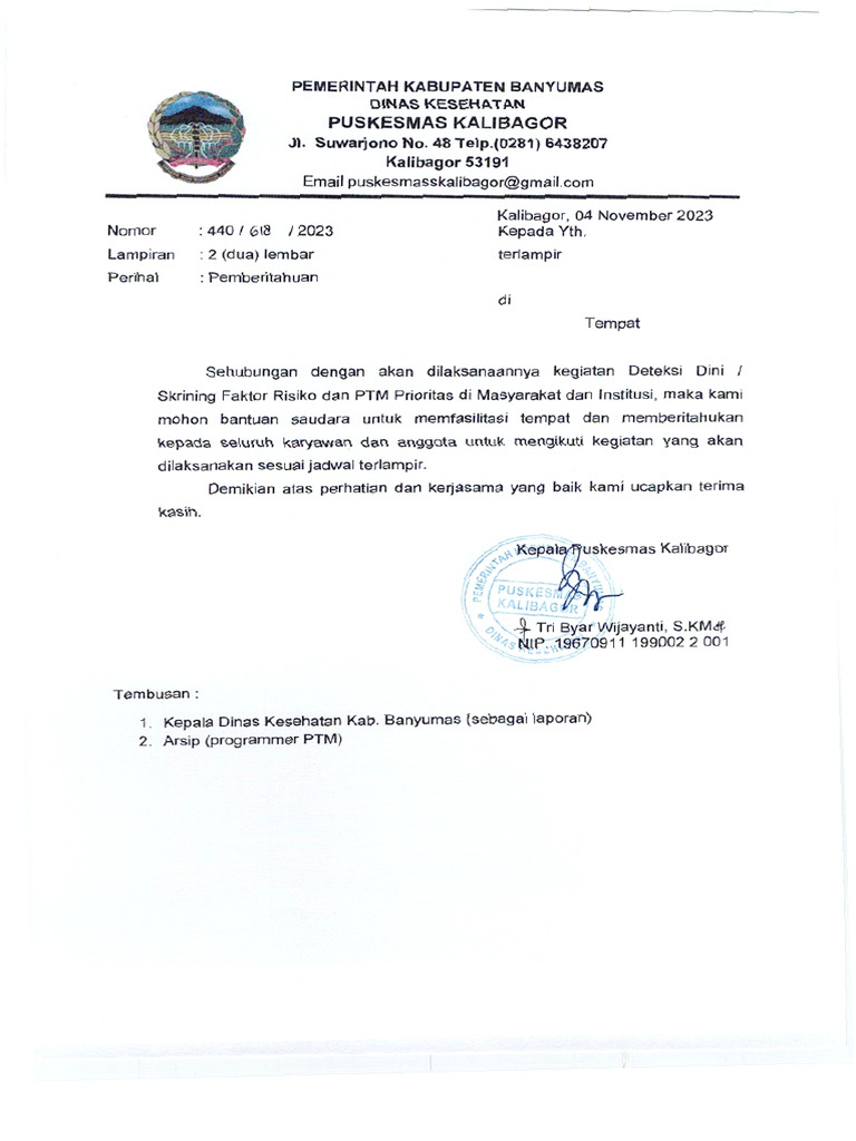 Deteksi Dini Skriniing Faktor Risiko Dan PTM Prioritas | PDF