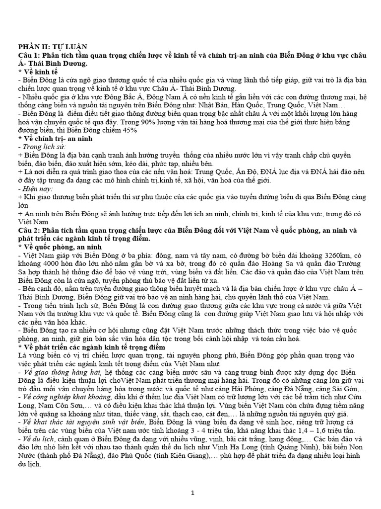 Huong Dan On Tap Tu Luan Su 11 | PDF