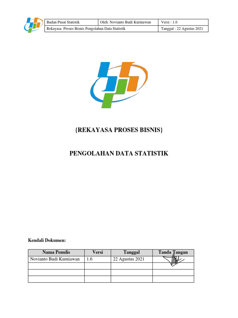Novianto Budi Kurniawan - Laporan Akhir Business Process Engineering - Signed | PDF