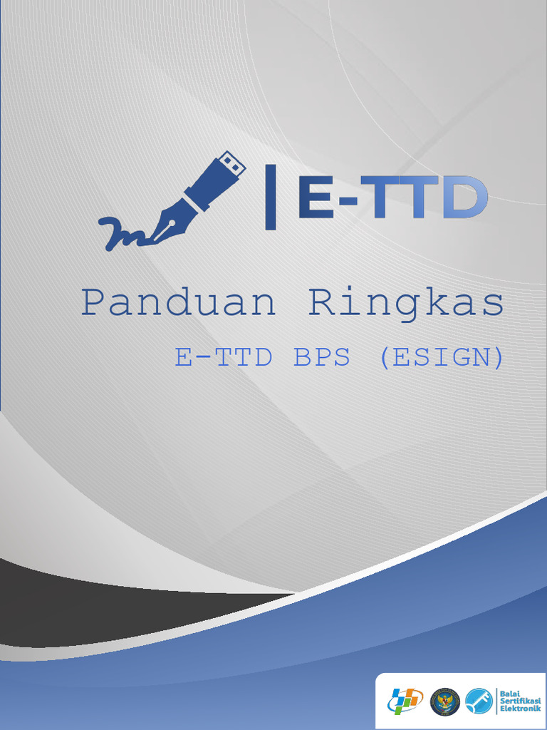 Panduan E-TTD BPS untuk Penandatanganan | PDF | Komputer