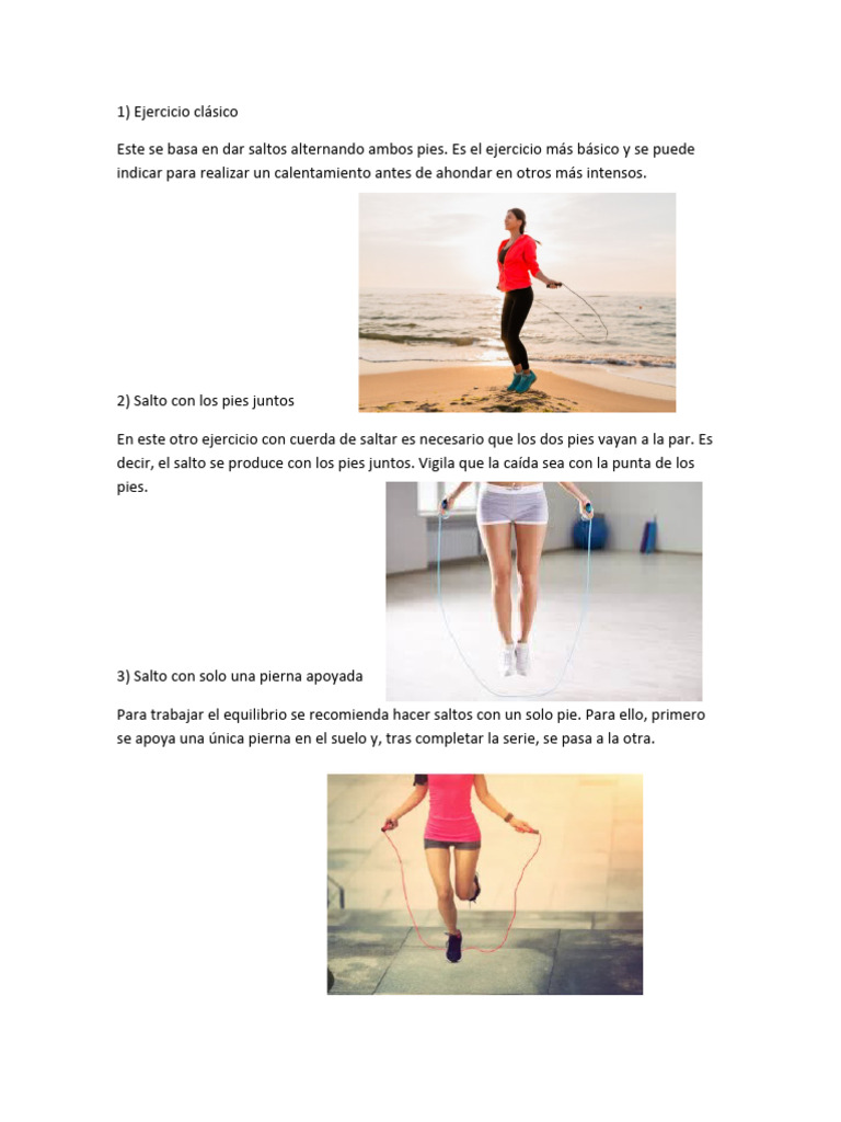 10 Saltos Con Cuerda | PDF