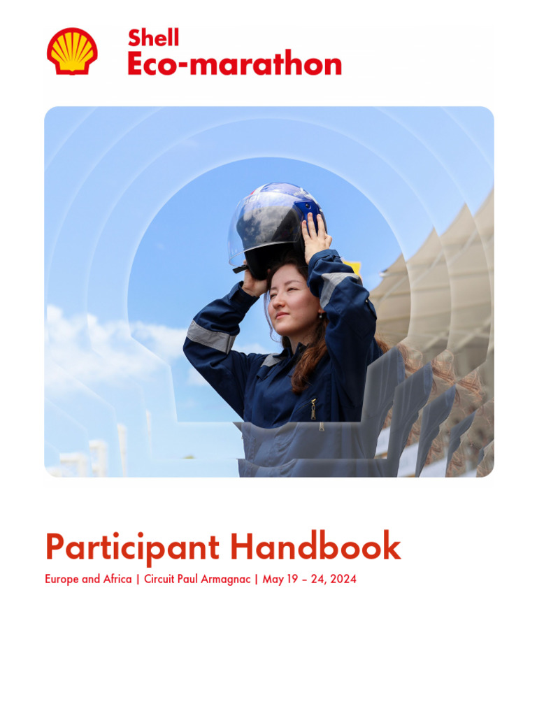Shell Eco Marathon Europe and Africa 2024 Participant Handbook | PDF | Camping | Campsite