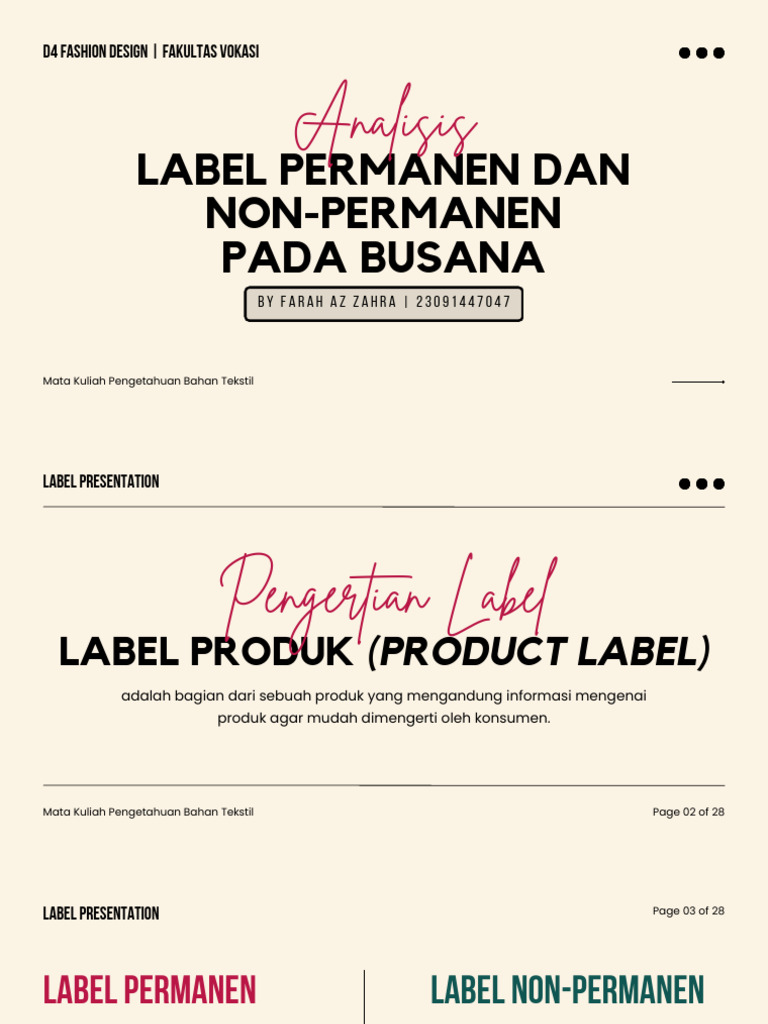 Analisis Label | PDF | Bisnis