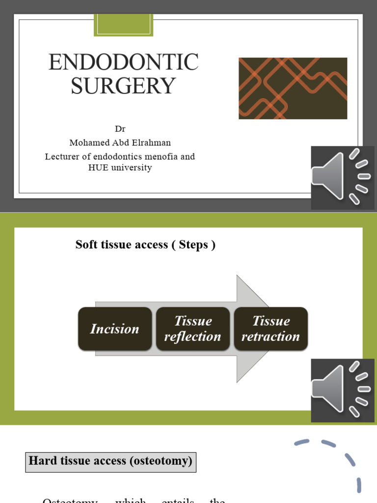 Endodontic Surgery Techniques and Materials | PDF | Surgical Suture ...