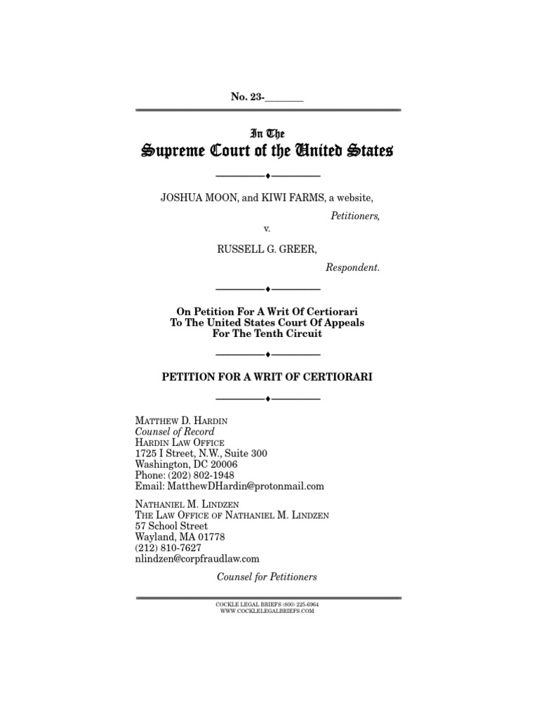 Greer v. Moon Writ-2 | PDF | Fair Use | Copyright Law