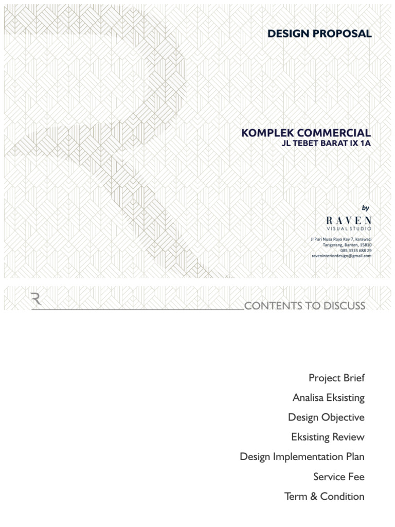 Proposal Design Facade Komplek Ben Kopitiam | PDF Proposal Design Facade Komplek Ben Kopitiam | PDF