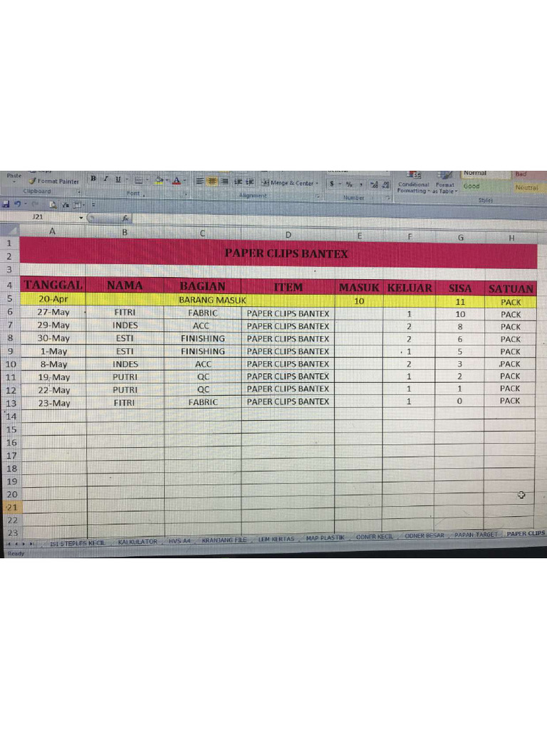Stock Atk GLD 5 | PDF