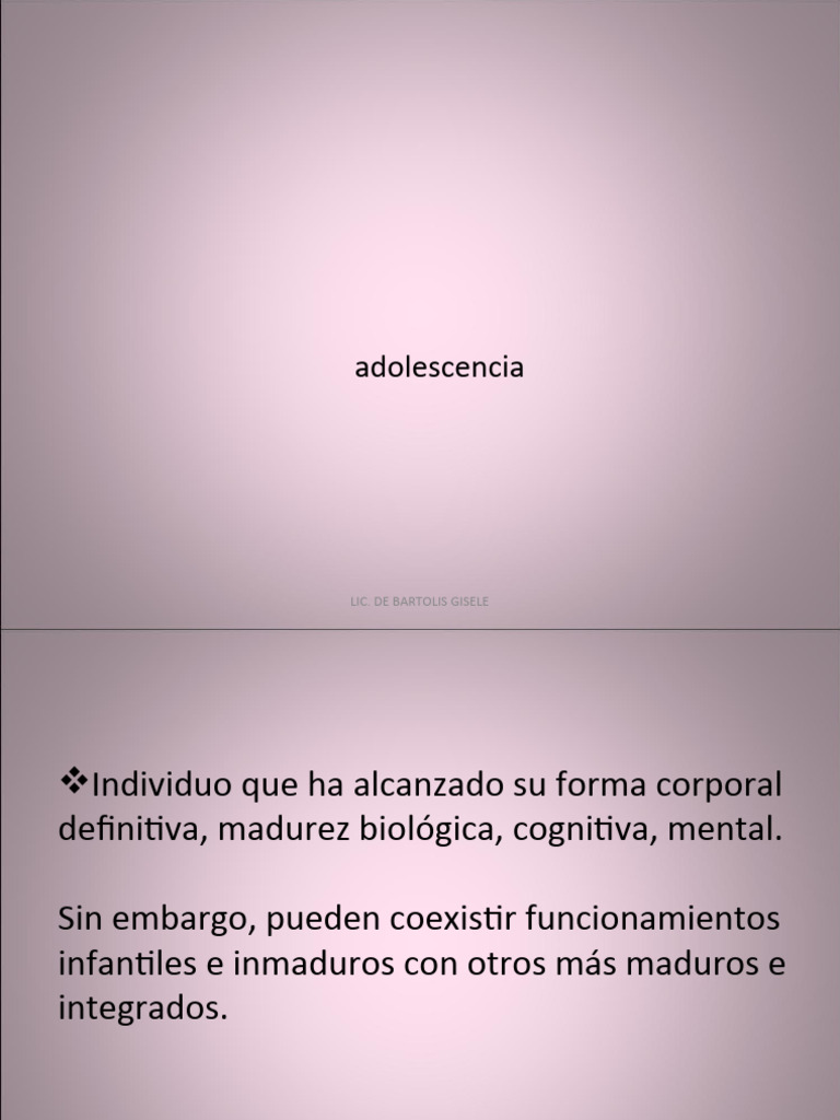 ADULTEZ | PDF | Adultos | Ciencias del comportamiento