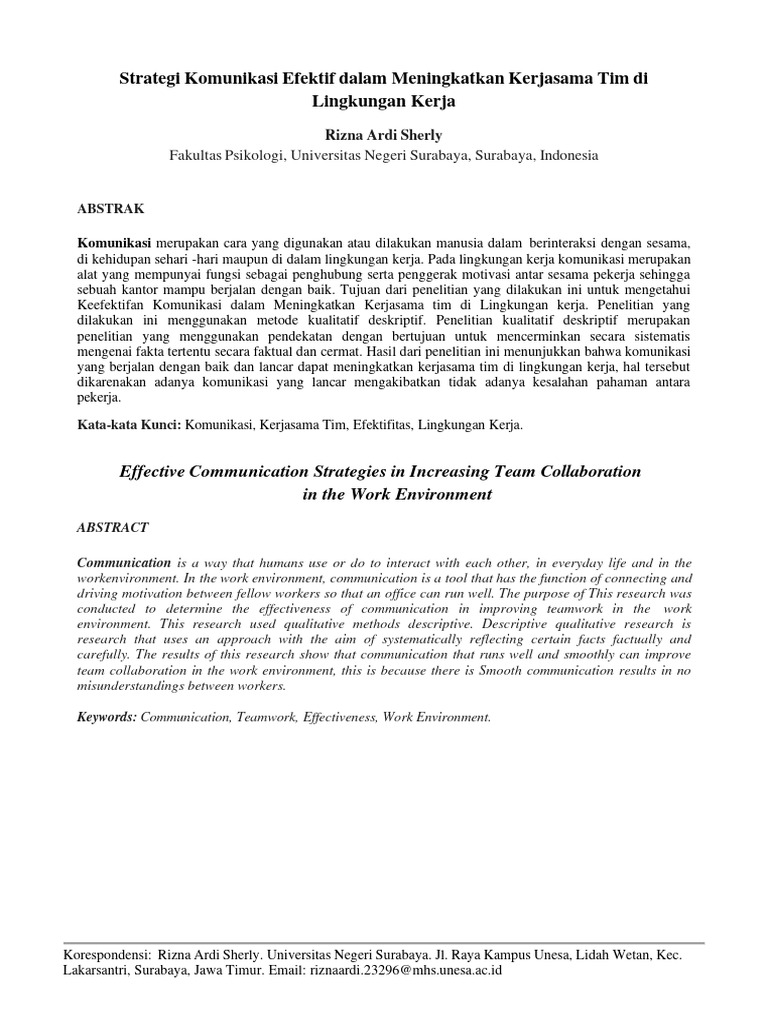 23H - 296 - Rizna Ardi Sherly - JMK - UNESA | PDF | Karier & Perkembangan | Bisnis