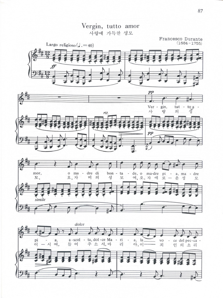 Vergin, Tutto Amor | PDF