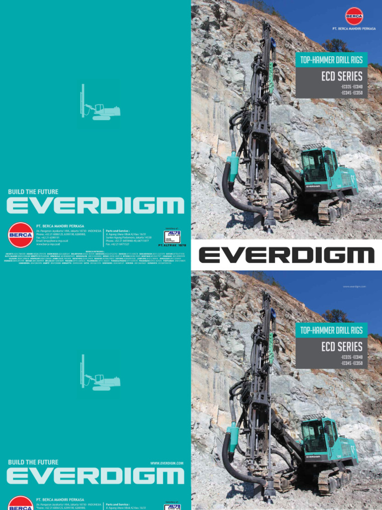 1-1. (DR) THD - ECD Series | PDF | Drill | Drilling Rig