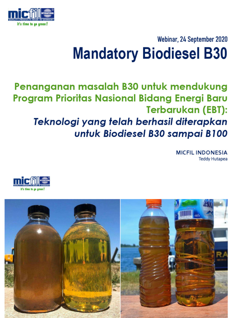 Micfil Ultra Fine Filtration Presentation | PDF | Teknologi & Rekayasa