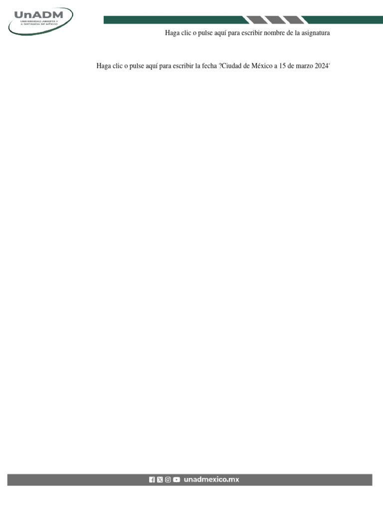 Hoja Membretada UnADM | PDF