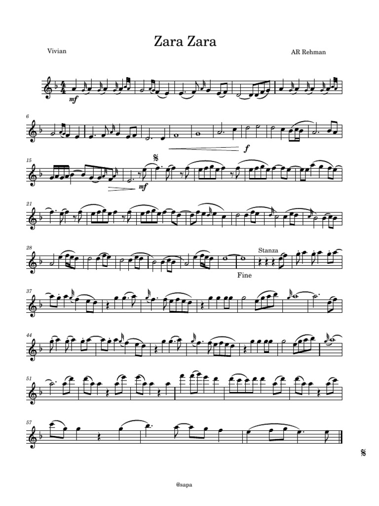 Zara Zara With New Edited | PDF