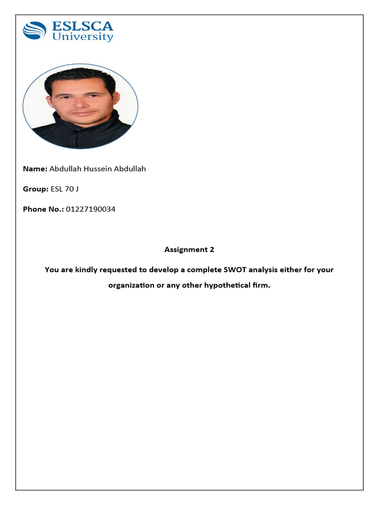 Assignment #2 - Abdullah Hussein | PDF | Heavy Equipment | Brand