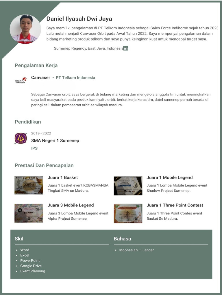 CV Daniel 2024 | PDF