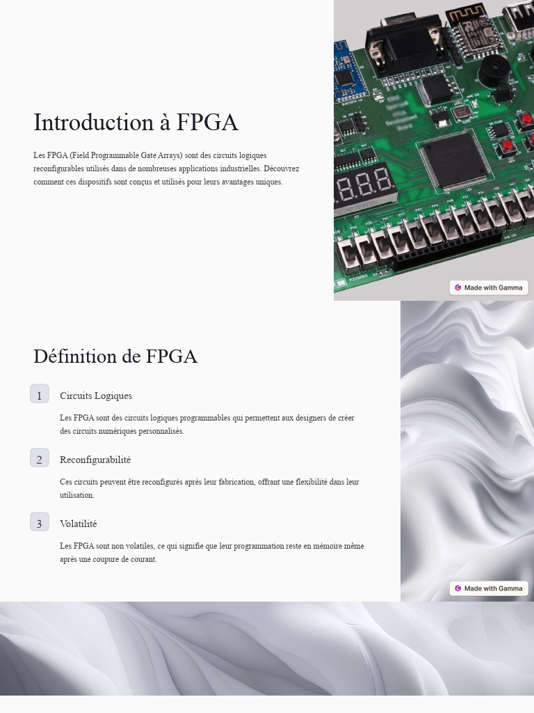 Introduction aux FPGA et leurs applications | PDF | Technologies de l ...