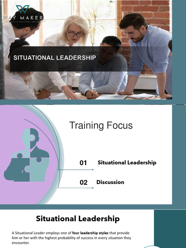 Situational Leadership Styles Explained | PDF | Leadership | Motivational