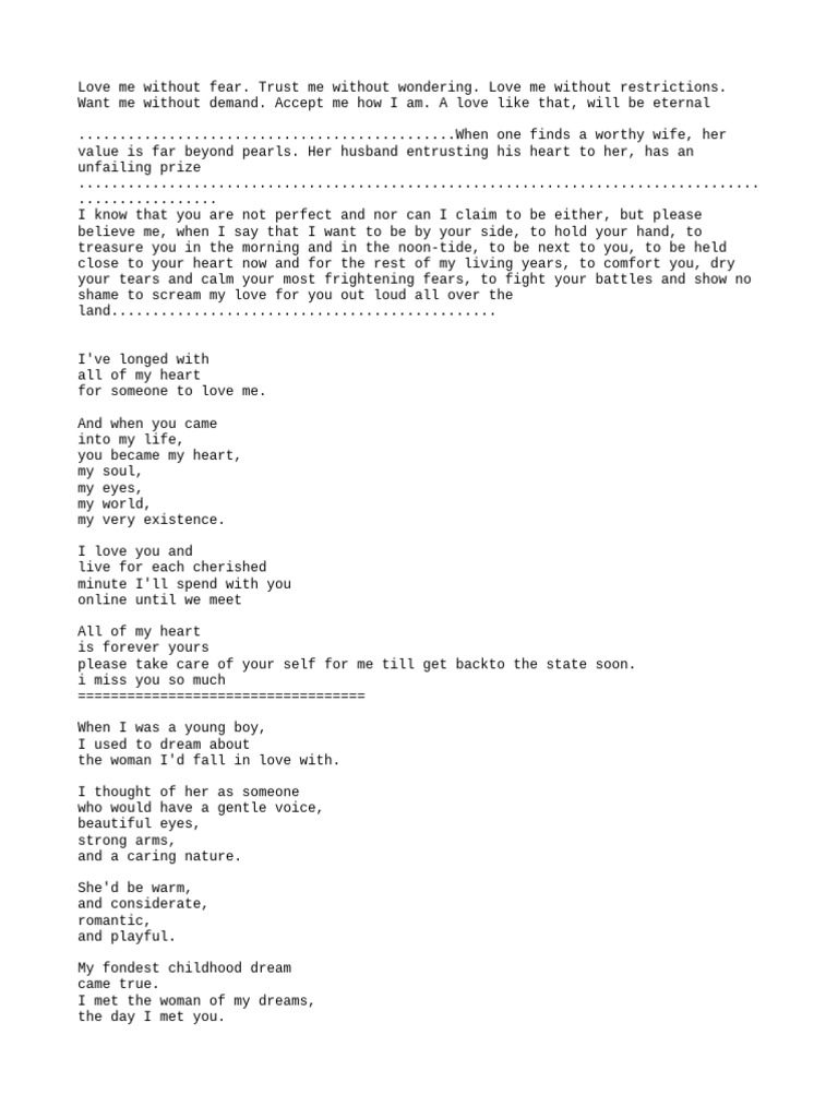 Caring Love Poems-1 | PDF | Love | Kiss Caring Love Poems-1 | PDF | Love | Kiss