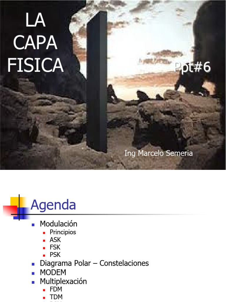 Tecno ppt#6 Capa Fisica | PDF | Módem | Modulación
