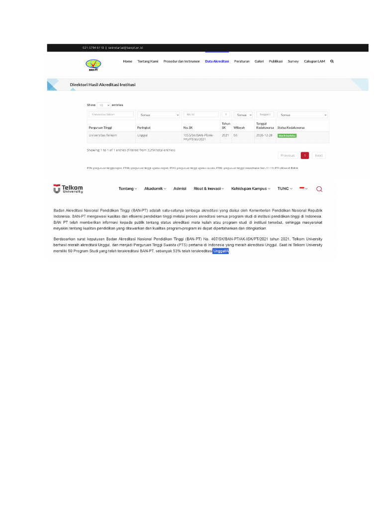 Akreditasi Kampus | PDF