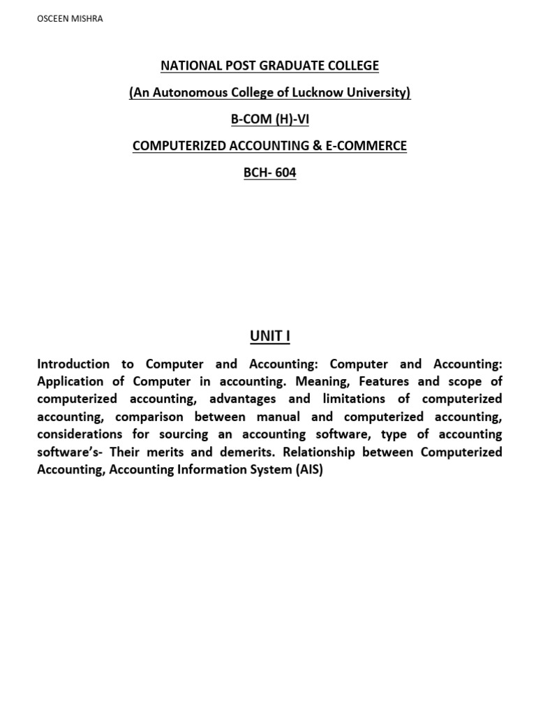 Computerised Accounting | PDF | Databases | Database Transaction