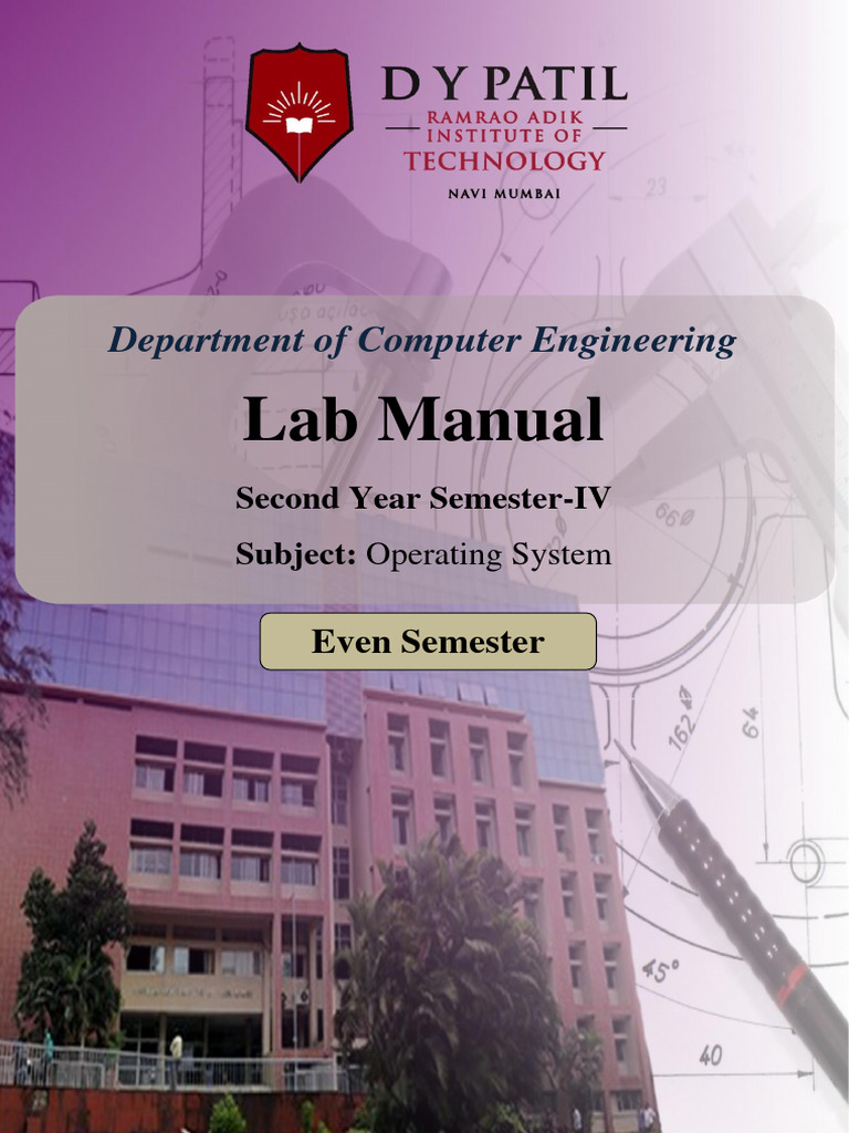 01.) Lab Manual - OS - 22 - 23 - Updated | PDF | Operating System | Engineering