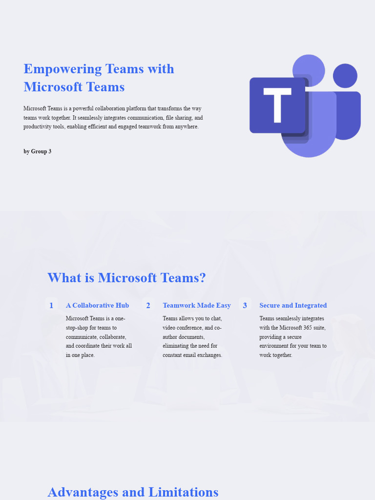 Presentation On Microsoft Teams | PDF