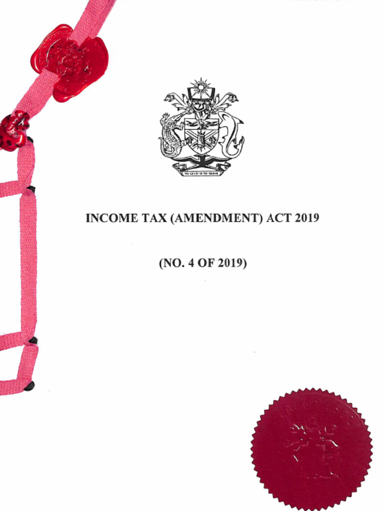 Income Tax (Amendment) Act 2019 | PDF