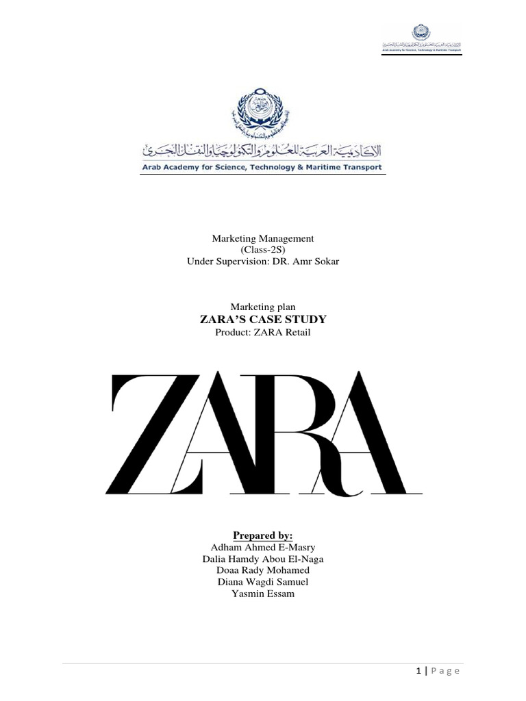 ZARA-Marketing Strategy - Case Study | PDF | Fashion | Consumer Behaviour