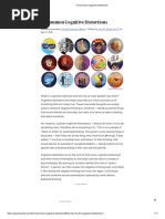 15 Common Cognitive Distortions - Mind My Peelings | PDF | Thought ...