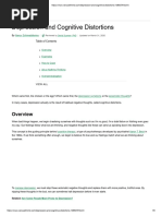 15 Common Cognitive Distortions - Mind My Peelings | PDF | Thought ...