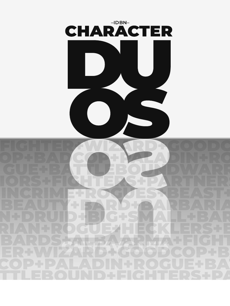 Character Duos Compendium (Feb 23) - The Homebrewery | PDF | Fantasy ...