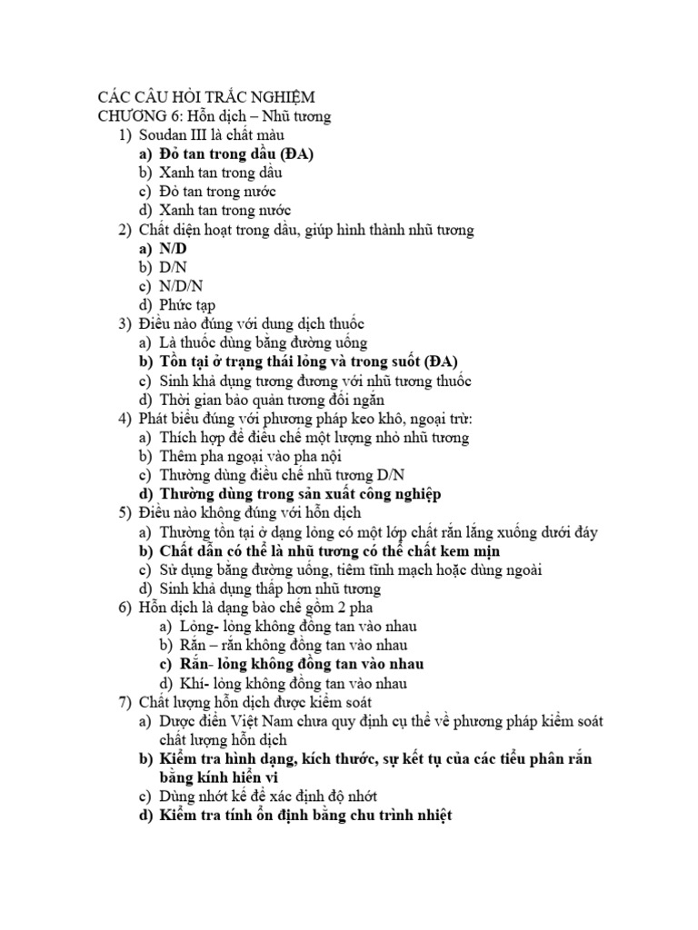 Bào chế 2 lt Thi | PDF