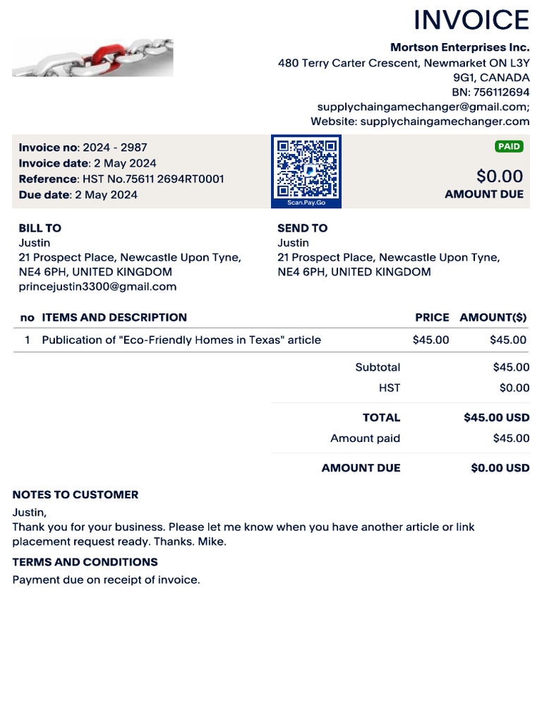 Invoice - 2024 - 2987 | PDF