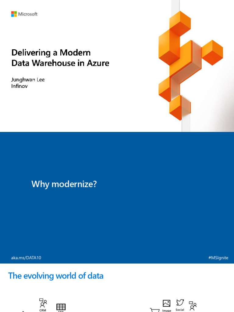 Azure Modern Data Warehouse Solutions | PDF | Data Warehouse | Microsoft Azure