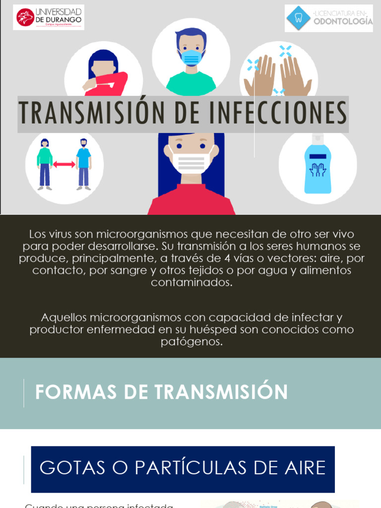 Transmision de Infecciones | PDF | Infección | Patógeno