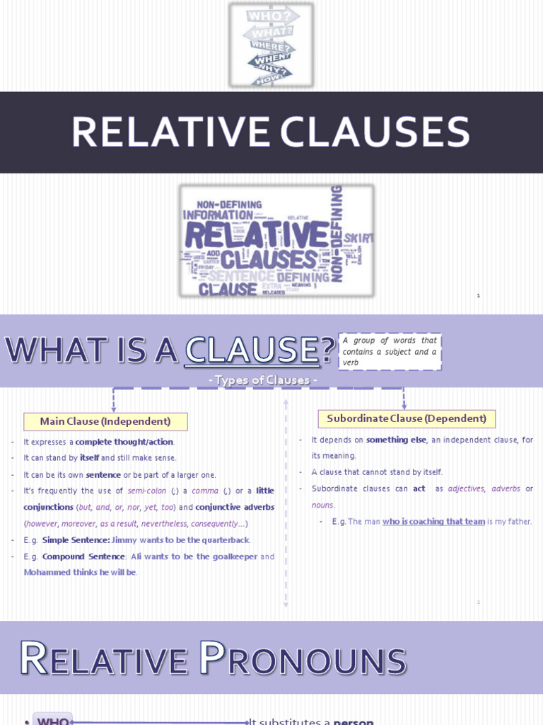 Relative Clauses Powerpoint Explanation Grammar Guides - 64676 ... Relative Clauses Powerpoint Explanation Grammar Guides - 64676 ...