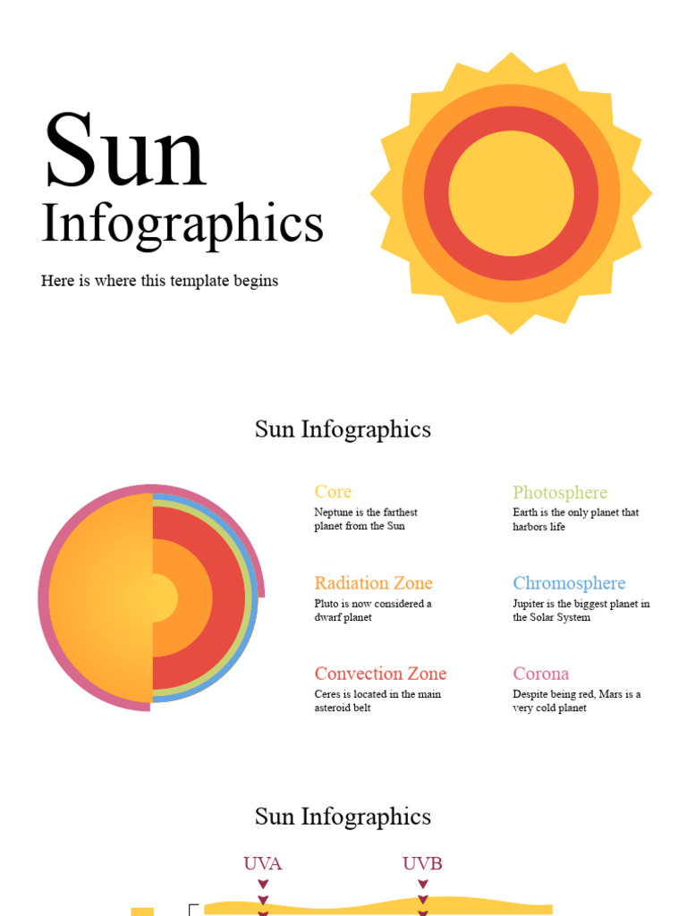 Sun Infographics by Slidesgo | PDF | Planets | Sun