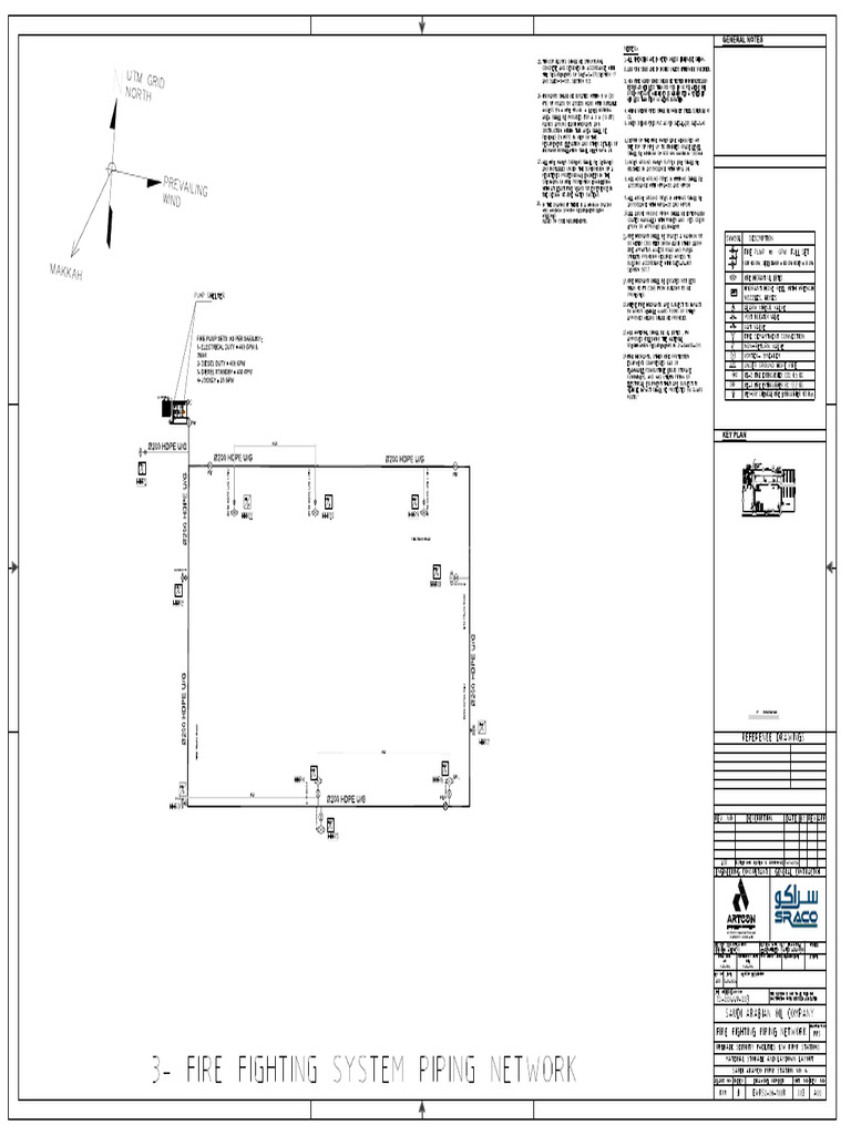 Sheet 03 Fire Fighting System Piping Network | PDF