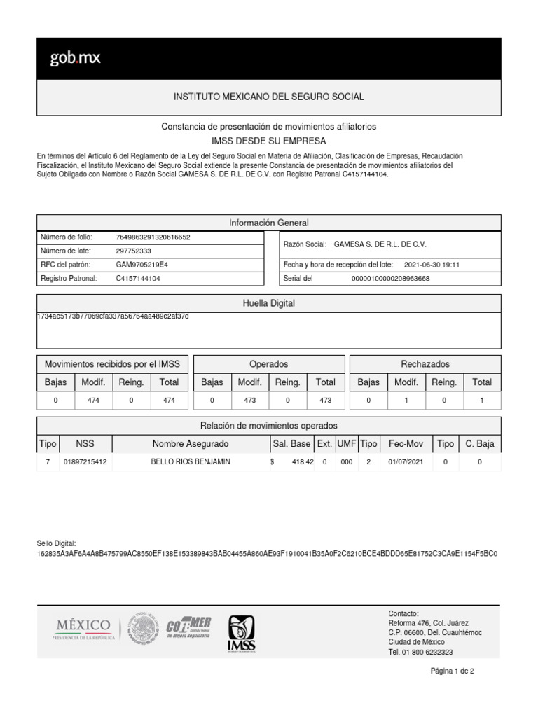 Bello Rios Benjamin-2 | PDF