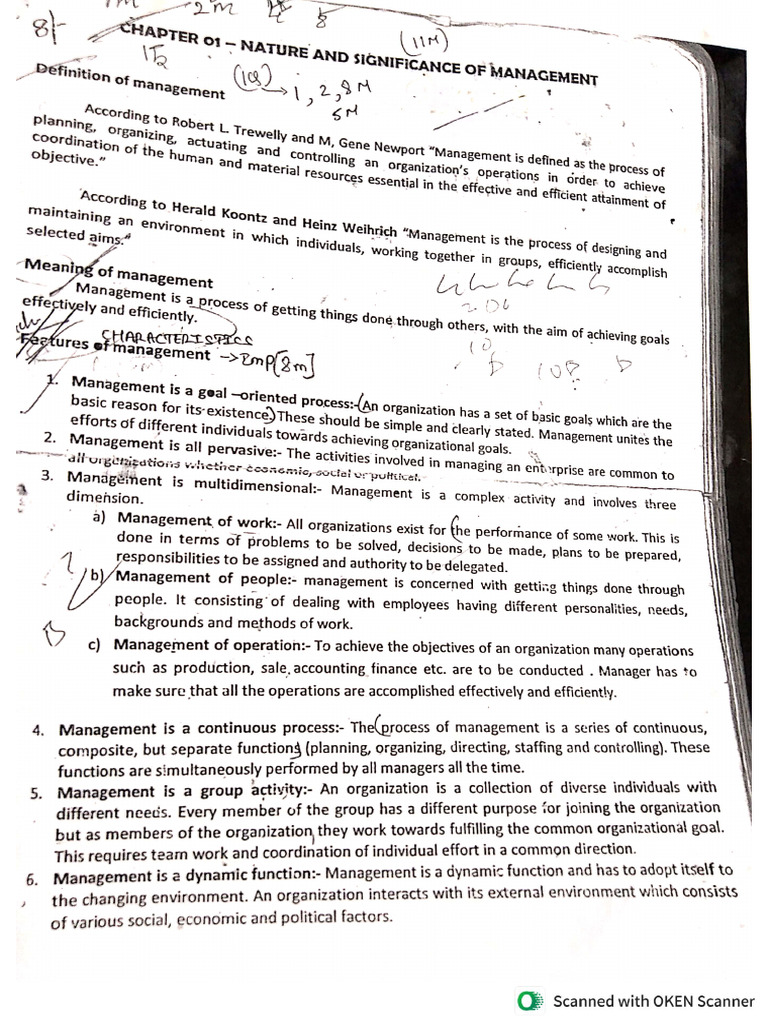 Business Studies Chapter 1 and 2 | PDF